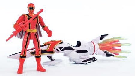 Amazon.com: Magi Ranger Sky Broomstick & Magi Red Action Figure : Toys ...