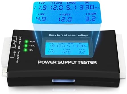 Amazon.com: Computer PC Power Supply Tester ATX Power Supply Testing ...