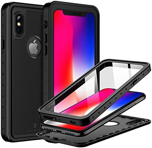 Amazon.com: Cozycase Waterproof Case for iPhone Xs Max, Shockproof Full ...