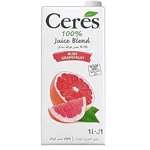 Ceres Ruby Grapefruit 100% Fruit Juice Blend, 1000 ml : Amazon.in: Grocery & Gourmet Foods