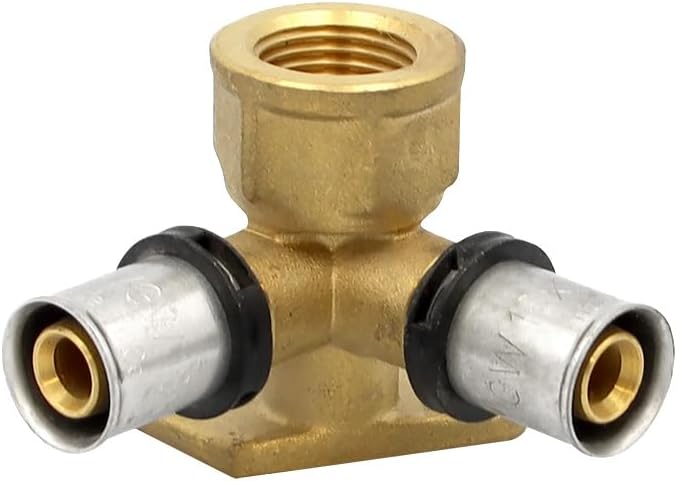 Pipetec Pressfitting Wandwinkel 16x2 mm 1/2 Zoll IG 90° Wandscheibe ...