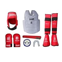 Buy Kai Approved Goodwin Karate Safety Kit - Pack of - Head Guard ...