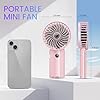 Amazon.com: Handheld Portable Mini Fan Rechargeable: Small Hand ...