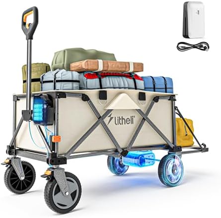 Amazon.com : Outisan e-Wagon Ultra Electric Utility Wagon with Smart ...