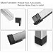 Amazon.com: uxcell Furniture Angle Iron Foot Pads L Shaped Rubber Leg ...