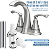 Enhon 3 Pcs Faucet Cartridge Replacement Kit Compatible with Moen 1224 ...