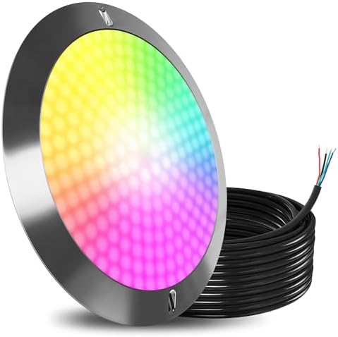 Amazon.com : Goldlife P6 10Inch Large LED Pool Light for Inground Pools ...
