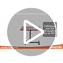 Easylife Anywhere Versatile Sofa Table on Wheels, Overbed Table for ...