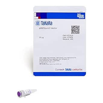 Amazon.com: pIRESpuro3 Vector, (Takara Bio Cat. No. 631619) : Industrial & Scientific