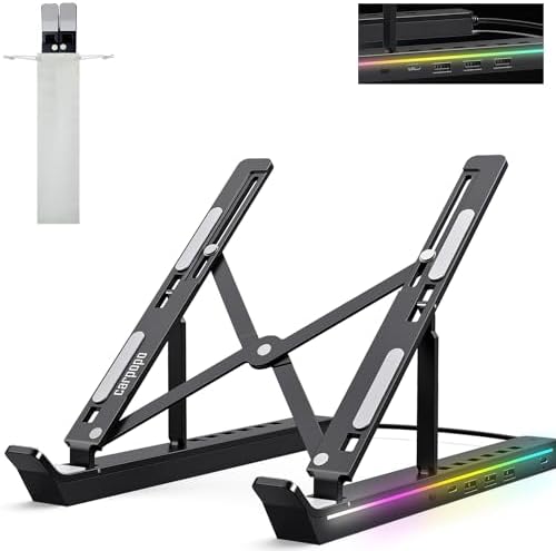 Amazon.com: Enermax Gaming Laptop Stand, 360° Notebook Stand Height ...