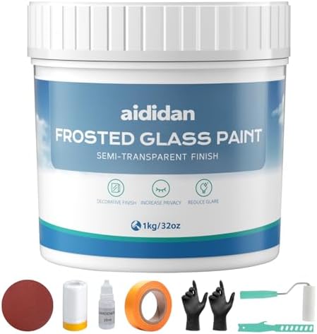 Frosted Glass Paint for Window, Window Privacy Paint - Waterproof & UV ...