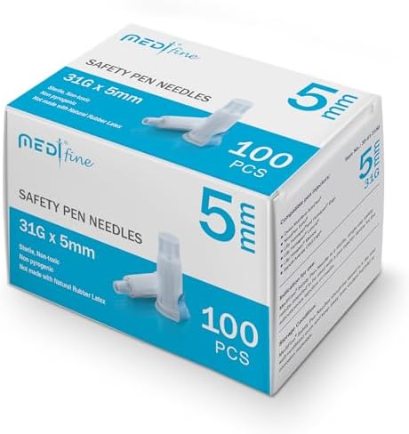 Amazon.com: Embrace Insulin Pen Needles (31G 5mm) : Health & Household
