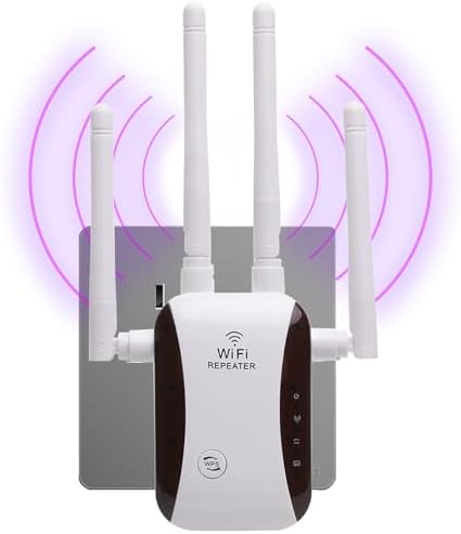 Amazon.com: WiFi Extender, WiFi Repeater with Ethernet Port, 1-Tap ...