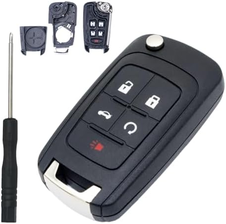 Amazon.com: MechanMagic Key Fob Case Cover Replacement Fits for Chevy ...