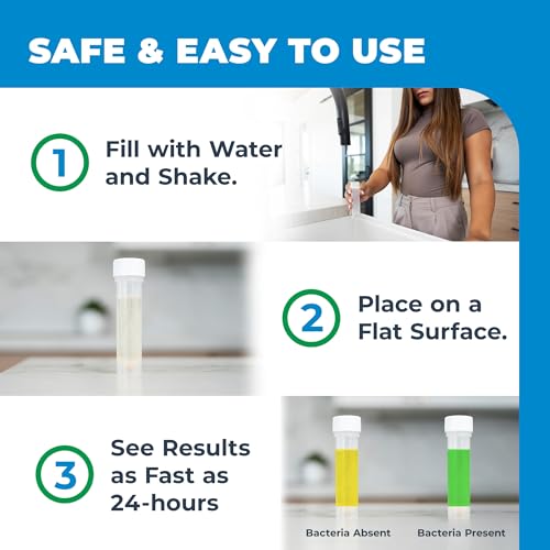 Safe Home® DIY Bacteria in Water Test Kit – Results as Fast as 24 Hours ...