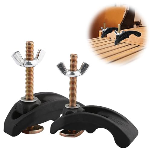 LONGHAO 2 Pieces T Nut Rail Splint T-Nut Rail Clamp Set T Nut Rail ...