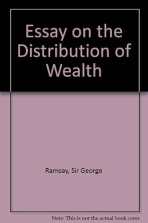 Buy Essay on the Distribution of Wealth Book Online at Low Prices in ...