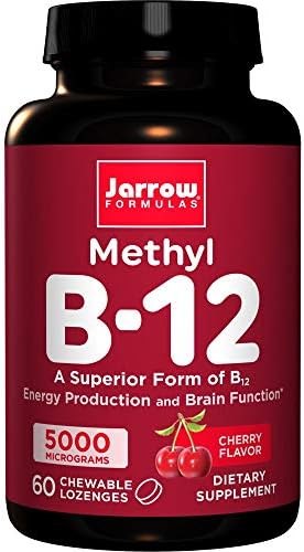 Amazon.com: Jarrow Formulas Ultra Strength Methyl B-12 5000 mcg ...