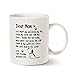 Amazon.com: MAUAG Funny Mothers Day Mom Coffee Mug, Dear Mom, You Fluff ...