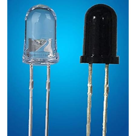 IR Transmitter & Receiver Pair For programmer/Robotics (5 MM) (10psc ...