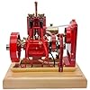 MetalMinds Engine Kit, 5 cc Two-Cylinder 4-Stroke Engine Kit Petrol ...