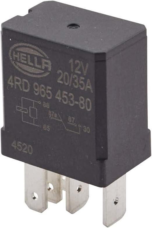 Amazon.com: HELLA 933332571 Relay Micro 280 4 Pole 12V Spst Res, Multi ...