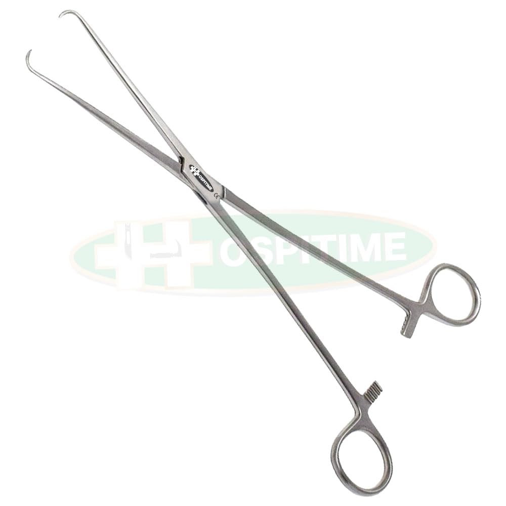 Hospitime Schroeder Tenaculum Forceps, Single Prong, Sharp, Straight ...