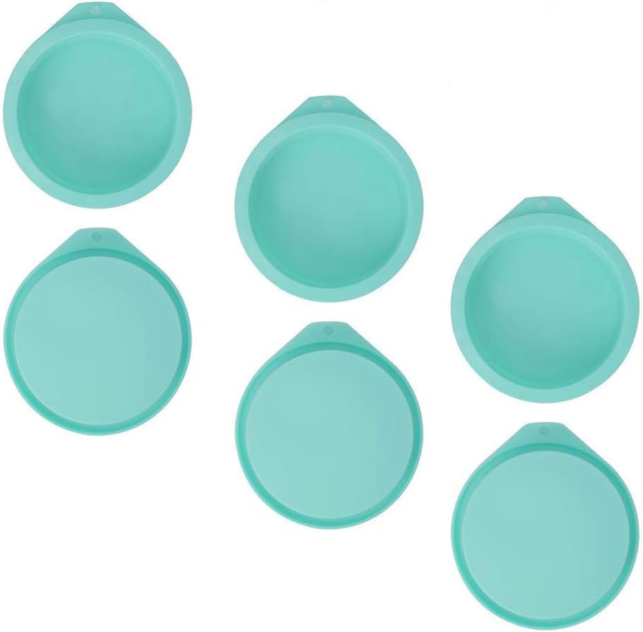 Amazon.com: AILEHOPY 4 inch Mini Cake Pans-6Pack Round Cake Baking Pan ...