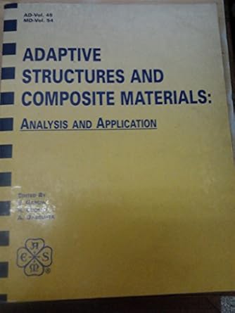 Amazon | Adaptive Structures and Composite Materials Analysis and Application: International ...