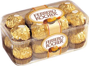 Amazon.com : Ferrero Rocher Hazelnut Chocolate, 7 oz : Chocolate Candy ...