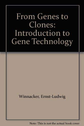 Amazon.com: From Genes to Clones: Introduction to Gene Technology ...