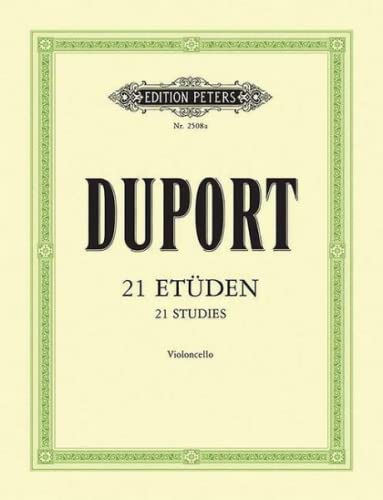 Jean-Louis Duport: Etudes(21): Cello: Instrumental Work: Amazon.co.uk ...