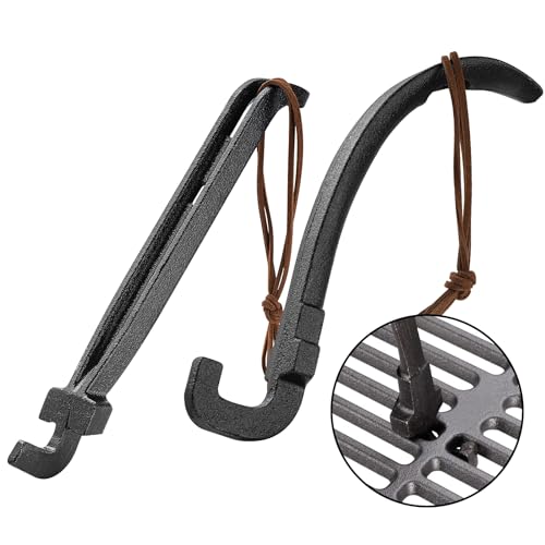 AOREWTGGH Lifter Gripper for Grill Grate, Cooking Grid Lifter with Hot ...