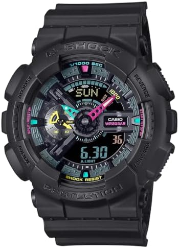 Casio G-Shock GA-140-1A4DR Analog-Digital Black Dial Men Watch Black ...
