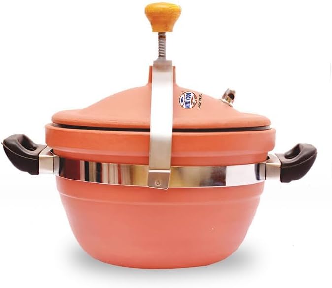 Amazon.com: Terracotta Handmade Cooker | Organic Clay | Indian Earthen ...