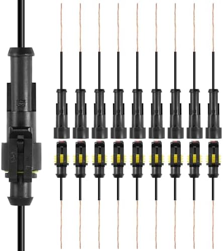 Amazon.com: Laisomeke 2Pin Way Electrical Wire Connector, 7.9inches ...