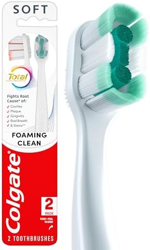 Amazon.com : Colgate Total Active Prevention Foaming Clean Soft ...