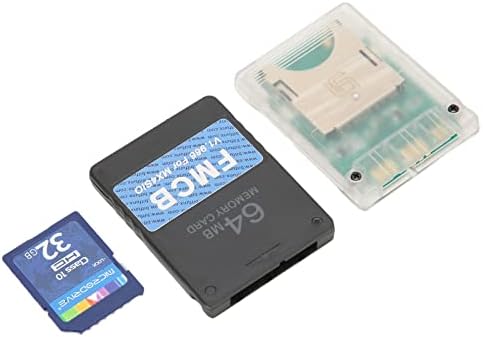Amazon.com: MX4SIO SIO2SD SD Card Adapter with 32G SD Card, for PS2 Game Console FMCB Card ...