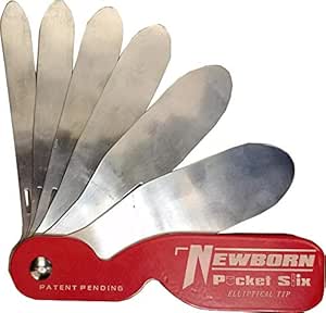 Newborn Pocket Slix - Six in One Folding Pocket Caulk Spatula - Elliptical Slicks - Amazon.com