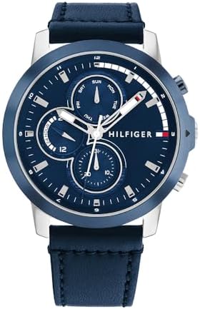 Tommy Hilfiger Men's Analogue Quartz Multifunction Watch with Stainless ...