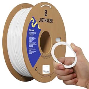 JUSTMAKER TPU 95A 3D Printer Filament, Suitable Resilience, Upgrade ...