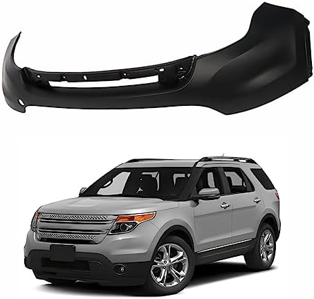 Amazon.com: Plastic Front Bumper Cover Primed FO1014109 Replacement for ...