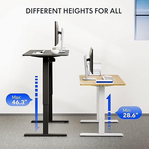 Snapklik.com : Stand Up Desk Standing Adjustable Height Whole Piece 48 ...