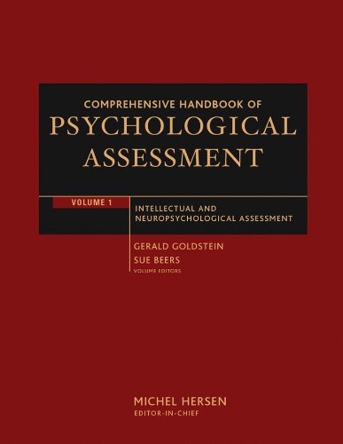 Comprehensive Handbook of Psychological Assessment, Volume 1 ...