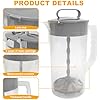 Amazon.com: 1 Pack Mixing Pitcher for Drinks, 2 Quart/ 64oz Plastic ...