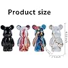 Amazon.com: Coniuty Resin Bear Statue Home Decor, 4 Pieces Grafitti ...