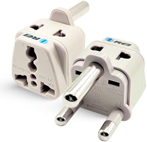 Amazon.com: OREI South Africa Power Adapter - Type M Plug Adapter ...
