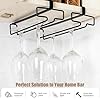 Amazon.com: Yetene 9 Pack 14 Inch Black Wine Glass Rack Hanging Under ...