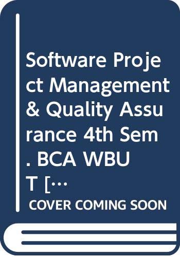 Software Project Management & Quality Assurance 4th Sem. BCA WBUT : Amazon.in: Books