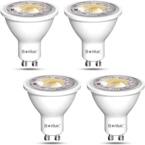 Bonlux GU10 7W LED Spotlight Bulb, 7W Equivalent to 50W Halogen ...
